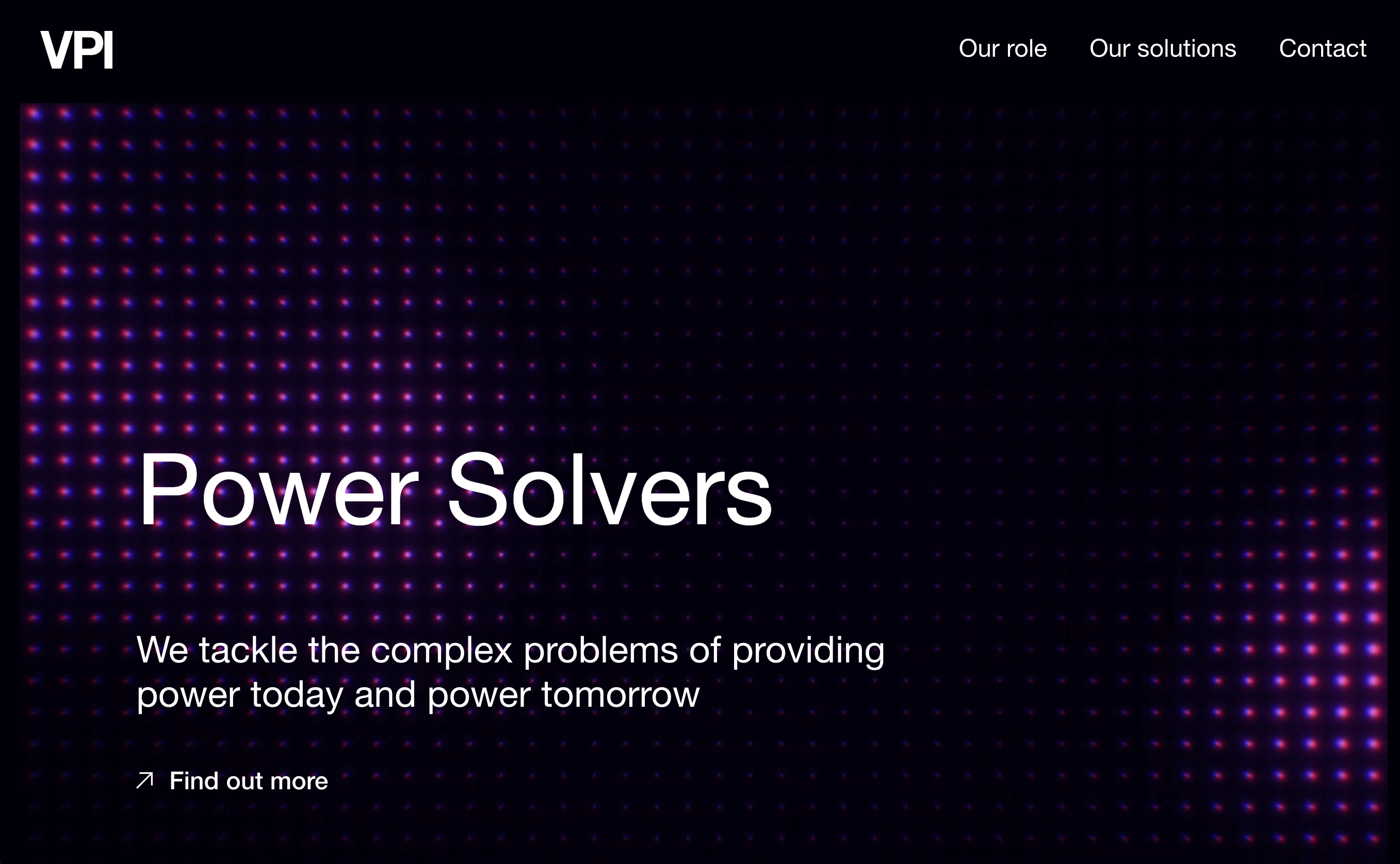 VPI - Providing power today and power tomorrow